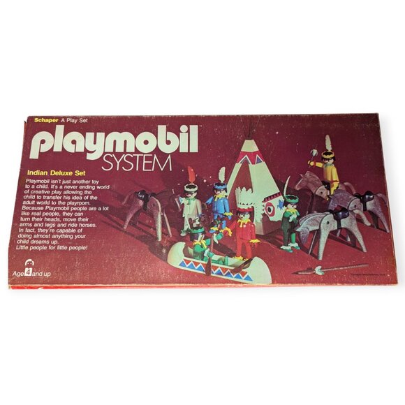 Playmobil | Toys | Vintage 976 Schaper Playmobil System Indian Deluxe ...